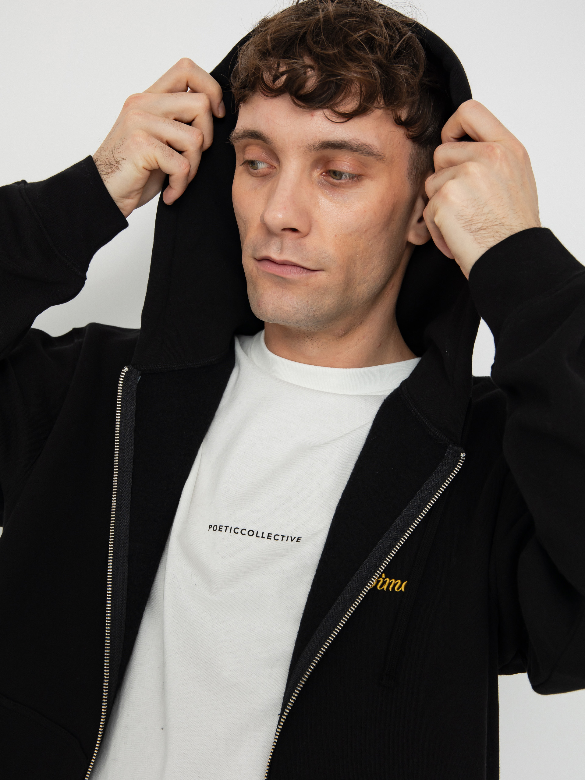 Худі Dime Cursive Small Logo ZHD - чорний (black)